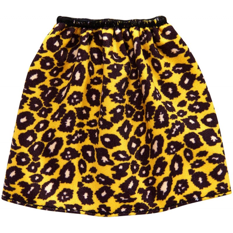 Barbie Fashions Cheetah Leopard Print Skirt - FPH22 | Colorland Toys