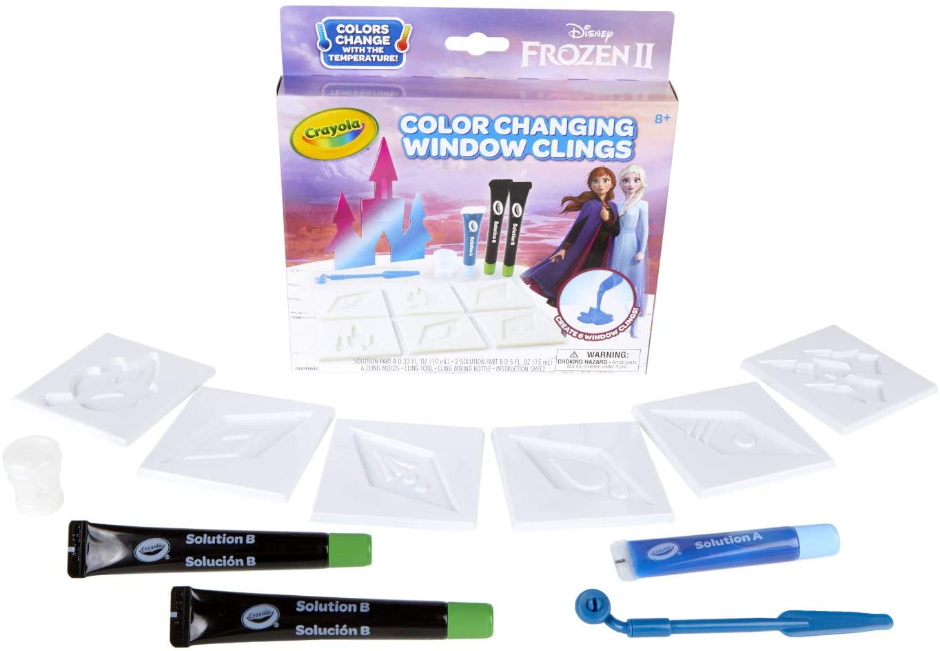 Crayola Color Changing Window Clings Frozen 2 23-2102 | Colorland Toys
