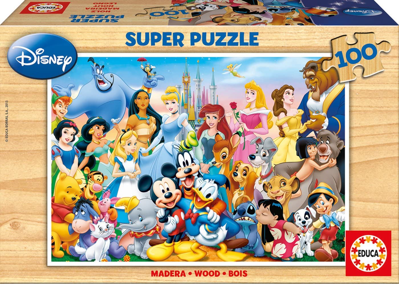 Educa The Wonderful World of Disney 100pcs 12002 | Colorland Toys