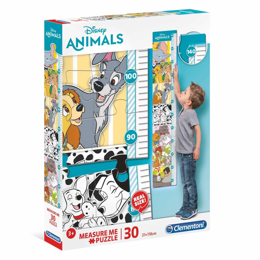 Clementoni Disney Animals Measure Me Puzzle 30pcs 20335 | Colorland Toys