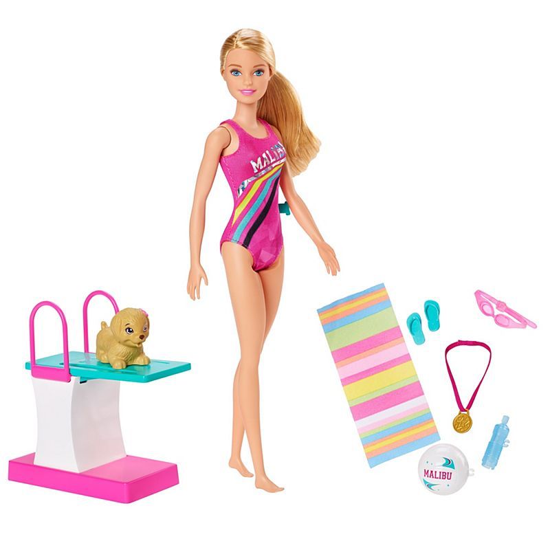 Barbie Dreamhouse Adventures Swim N Dive Doll GHK23 | Colorland Toys