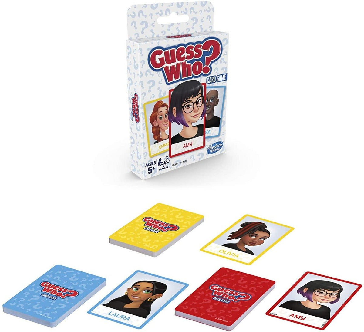 Guess Who Classic Card Game E7588 | Colorland Toys