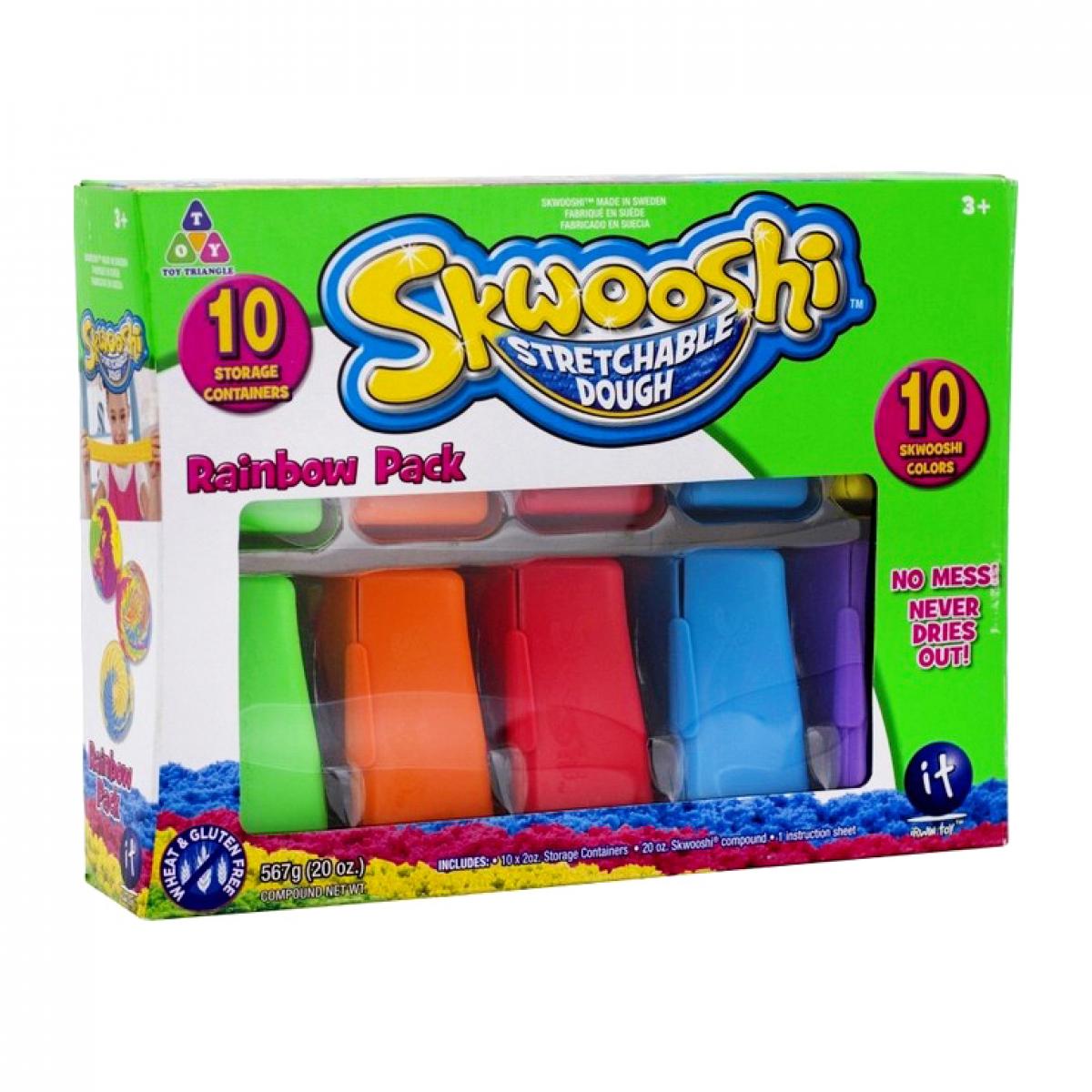 Skwooshi Stretchable Dough Rainbow Dough 10 packs 300112003N ...